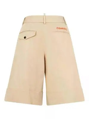 Dsquared2 Giant Cuffed Shorts - Neutrals