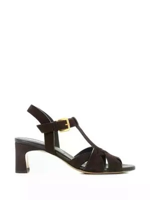 TASSINARI Michelle T-strap Suede Sandals