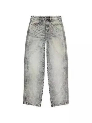 DIESEL® D-enim-m 09p11 Wide Leg Jeans - Grey