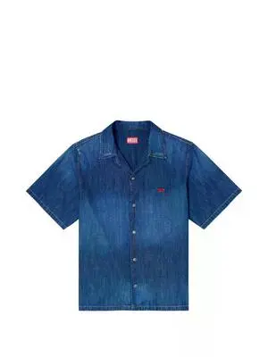 DIESEL® D-nabll-d Denim T-shirt - Blue