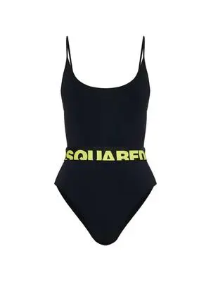 Dsquared2 Logo One-piece Swimsuit - Black