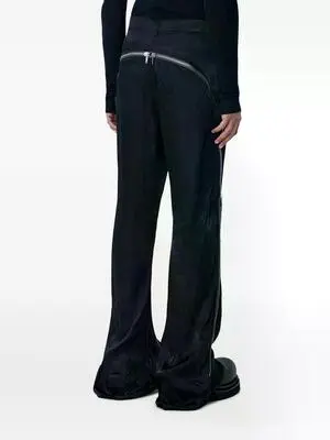 Rick Owens Crinkled Side-zip Trousers