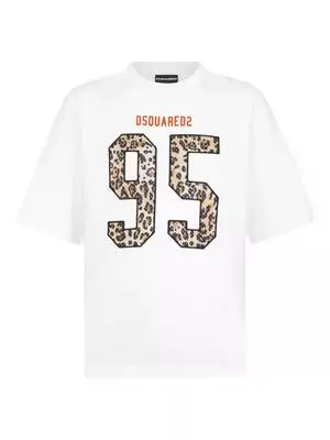 Dsquared2 Wild Leopard-print T-shirt - White