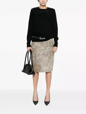 Valentino Garavani Bow-embellished Virgin Wool Sweater