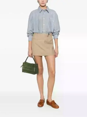 DUNST Striped Shirt - Blue