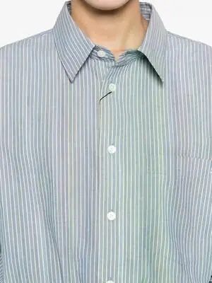 DUNST Striped Shirt - Blue