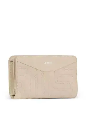 LANCEL Zipped Quilted Compact Wallet