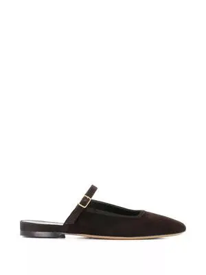 TASSINARI Cloe Suede Mules - Brown