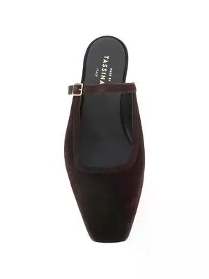 TASSINARI Cloe Suede Mules - Brown