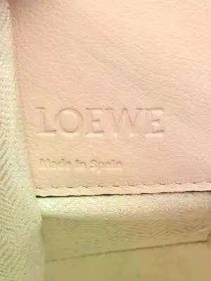 Loewe 2017 Small Tricolor Leather Hammock Satchel - Pink