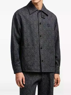 Giorgio Armani Jacquard Shirt Jacket