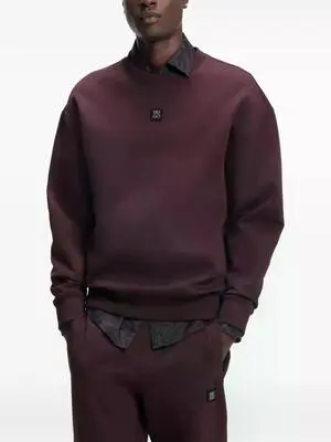 Hugo Logo-patch Sweater - Brown