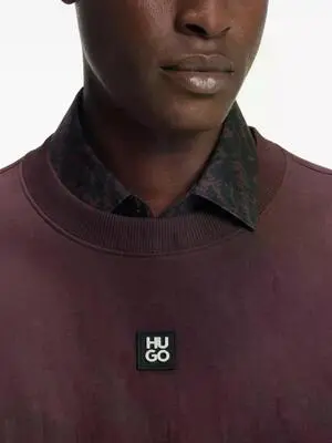 Hugo Logo-patch Sweater - Brown