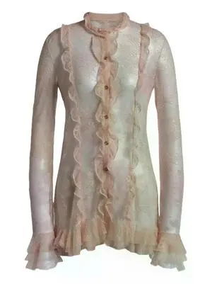 Alberta Ferretti Lace Blouse