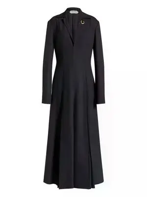 Alberta Ferretti Collared Midi Dress
