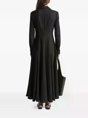 Alberta Ferretti Collared Midi Dress