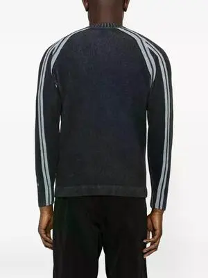 C.P. COMPANY Cotton Chenille Double Dyed Crewneck Sweater