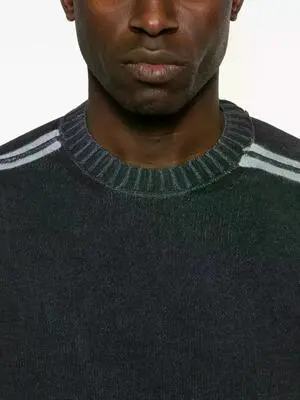 C.P. COMPANY Cotton Chenille Double Dyed Crewneck Sweater