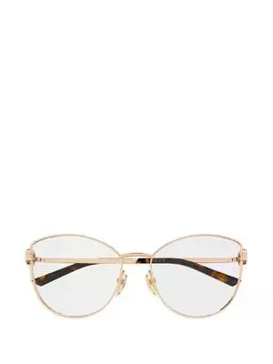 Gucci Full Rim Eyeglasses - Gold