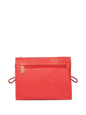 LANCEL Billie Flap Chain Crossbody Bag - Red
