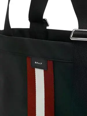 Bally Stripe Adaptable-straps Shoulder Bag