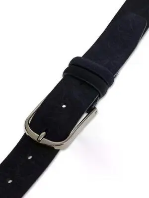 Boggi Milano Printed Suede Belt