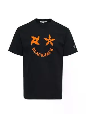 BLACKJACK Shuriken Graphic T-shirt - Black