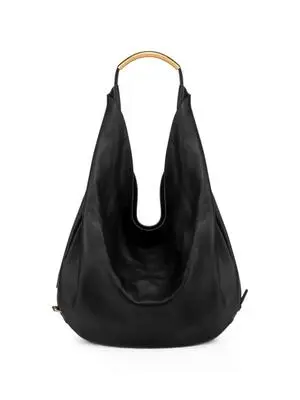 Moschino Large Handle Me Bag With Metal Lettering Logo
