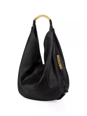 Moschino Large Handle Me Bag With Metal Lettering Logo