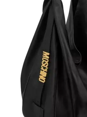 Moschino Large Handle Me Bag With Metal Lettering Logo