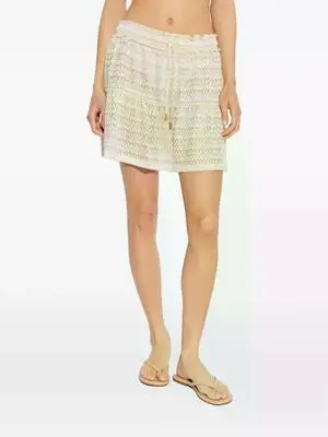Melissa Odabash Dune Tiered Skirt - Gold