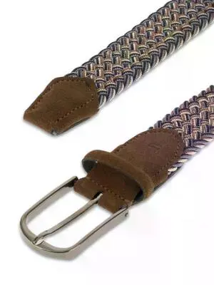 Boggi Milano Woven Belt - Brown