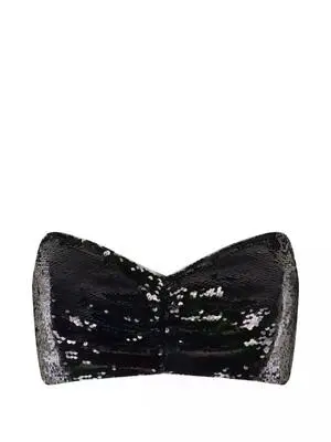 Simone Rocha Sequin Embellished Strapless Top