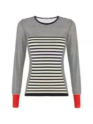 Elisabetta Franchi Striped Sweaters For Women