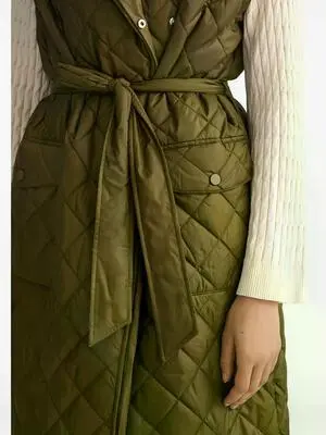 Gant Quilted Belted Coat