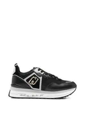 Liu Jo Maxi Wonder Logo Sneakers - Black