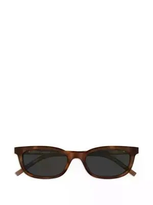 Saint Laurent Oval-frame Tortoiseshell Sunglasses - Brown