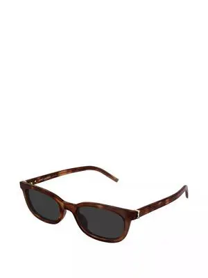 Saint Laurent Oval-frame Tortoiseshell Sunglasses