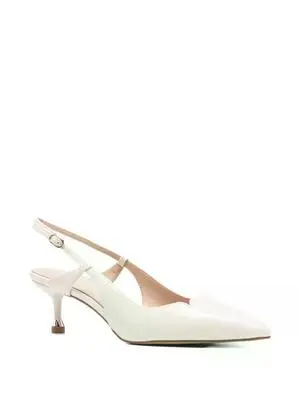 Liu Jo Patent Leather Slingback Pumps - Neutrals