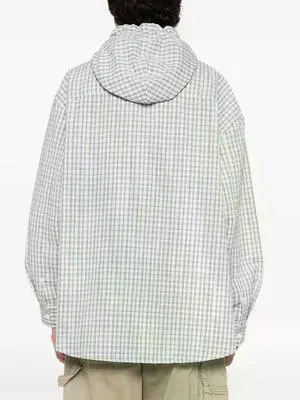 DUNST Hooded Shirt - Blue