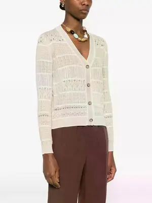 ERMANNO FIRENZE V-neck Button Cardigan