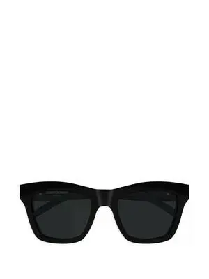 Saint Laurent Square Frame Sunglasses - Black