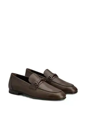 TOD'S Leather Strap Loafers