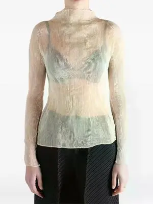 Issey Miyake Sheer Blouses