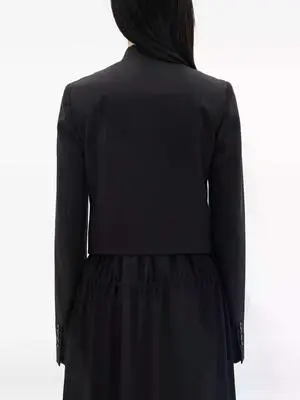 ANN DEMEULEMEESTER Mandarin-collar Cropped Jacket