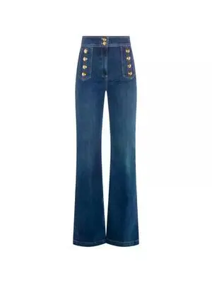 Elisabetta Franchi Button Detailed Bottoms For Women