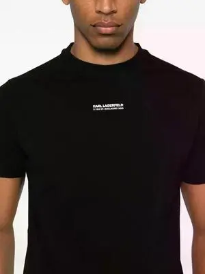Karl Lagerfeld Logo-motif T-shirt - Black