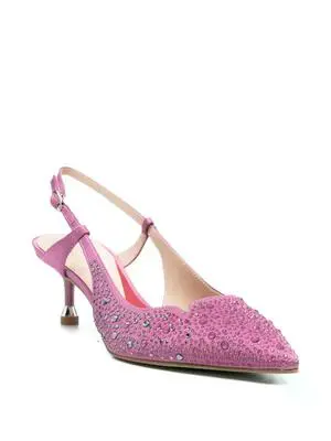 Liu Jo Embellished Slingback Pumps