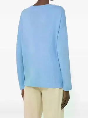 Max Mara Boat-neck Sweater - Blue