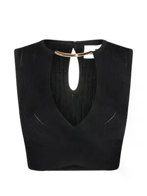 Elisabetta Franchi V Neck Tops